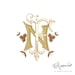 Interlocking Double F and N Embroidery Monogram Design for - Etsy