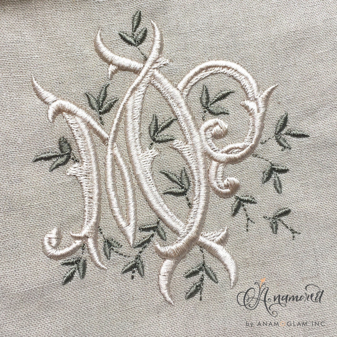 Interlocking M and P Embroidery Monogram Design for Machine Embroidery ...