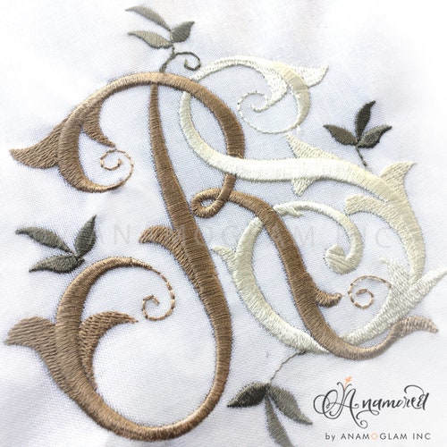 Interlocking S and M Embroidery Monogram Design for Machine - Etsy