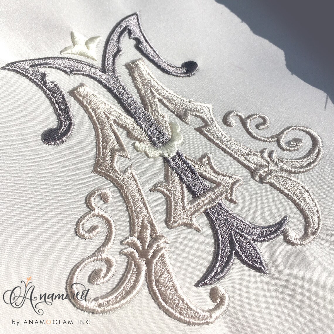 Interlocking M and T Embroidery Monogram Design for Machine - Etsy