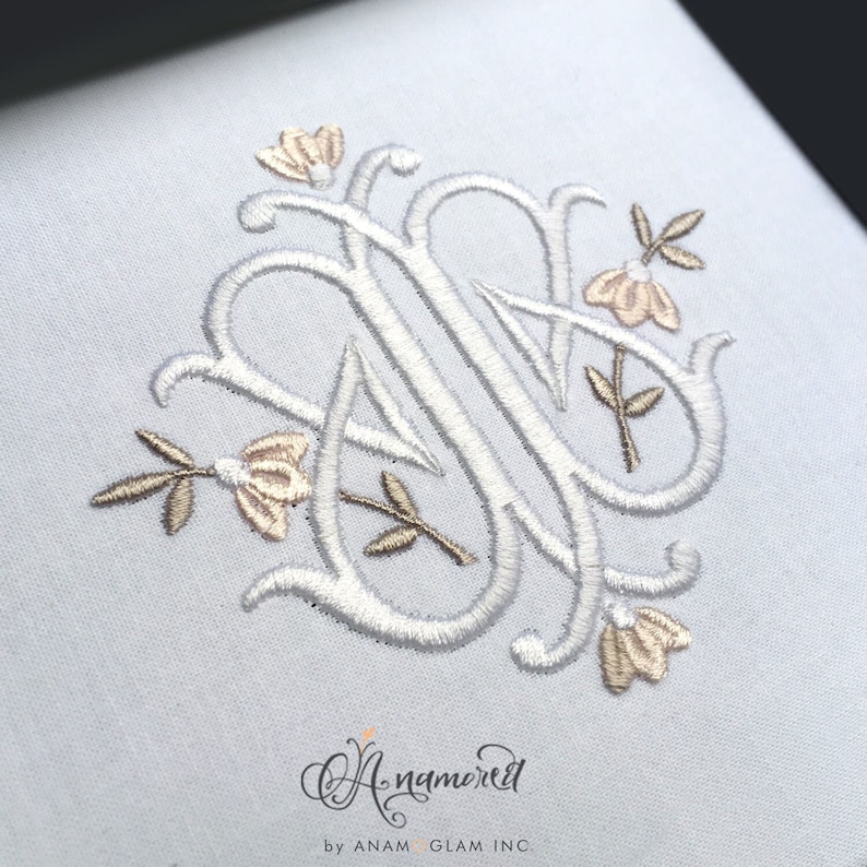 Interlocking B and B Monogram Embroidery Design / Embroidery Design ...