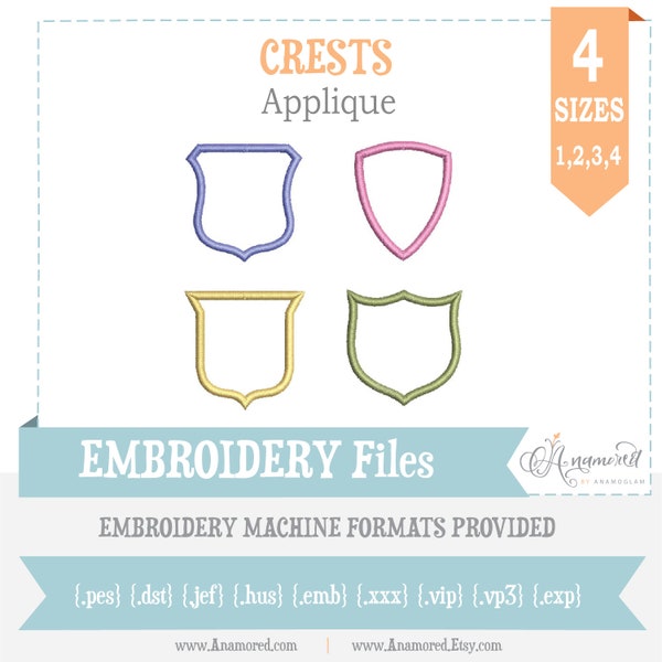 Crests for Embroidery - Etsy