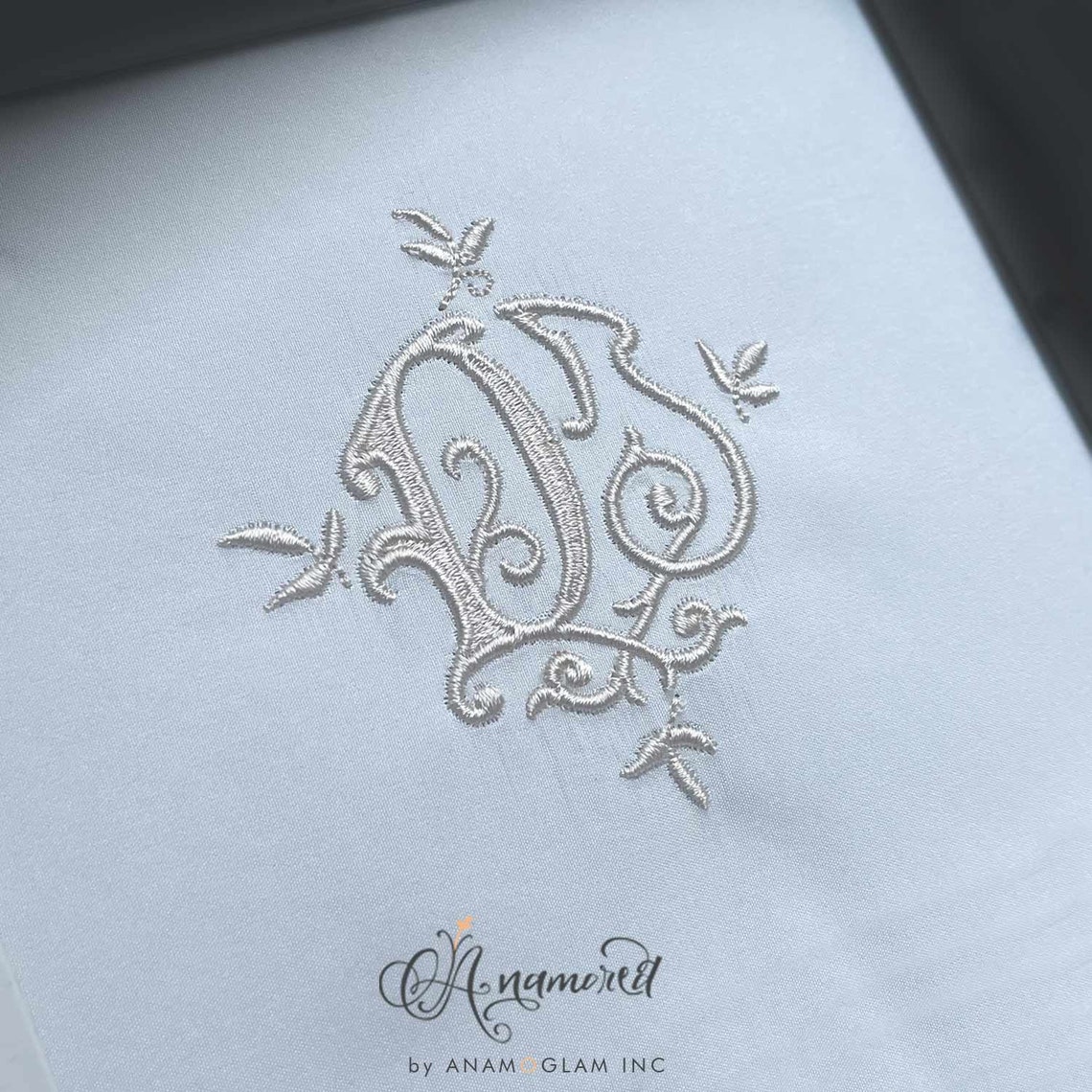 Monza Interlocking D and J Embroidery Monogram Design for Machine ...