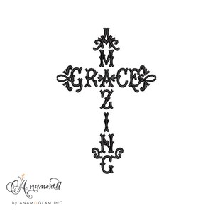 Amazing Grace Embroidery Design Pattern for Embroidery Machine, Instant ...