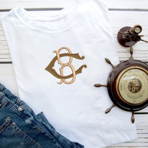 Interlocking B and C Embroidery Monogram Design for Machine Embroidery ...