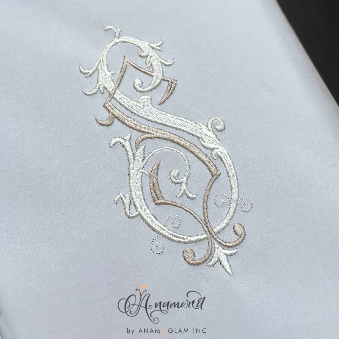 Interlocking SS Embroidery Monogram Design (digital Download) - Etsy