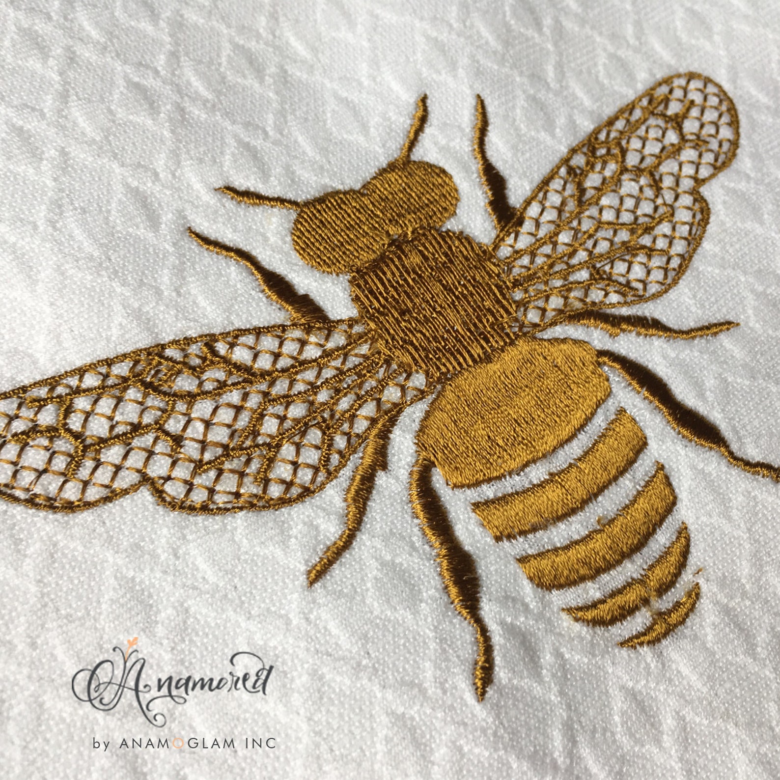 Bee Motif Embroidery Design / Pattern. Instant Download Files for ...