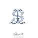 Interlocking S and I Embroidery Monogram Design for Machine Embroidery ...