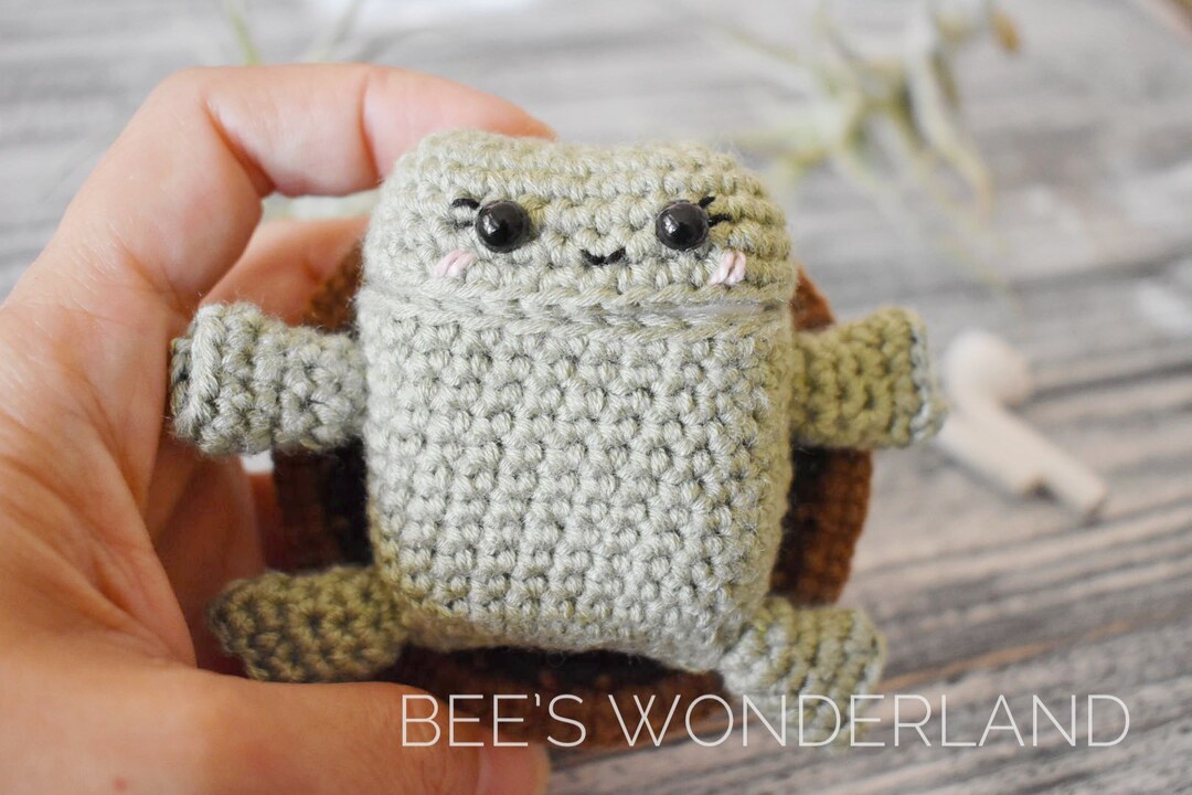 Turtle AirPod Case, Crochet AirPod Case, Handmade Case, Cute Cartoon ...