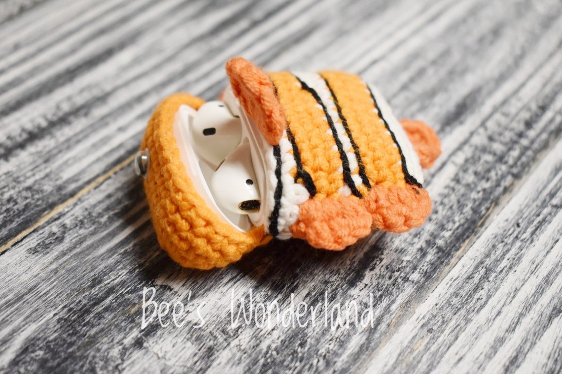 AirPod case Crochet AirPod case Handmade case cute cartoon | Etsy