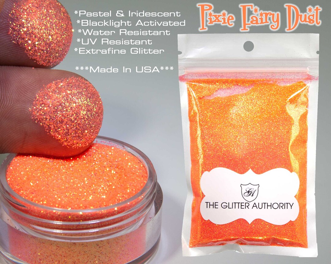 Iridescent Glitter in Green, Pink and Coral for Resin Art, Raves, Slime ...