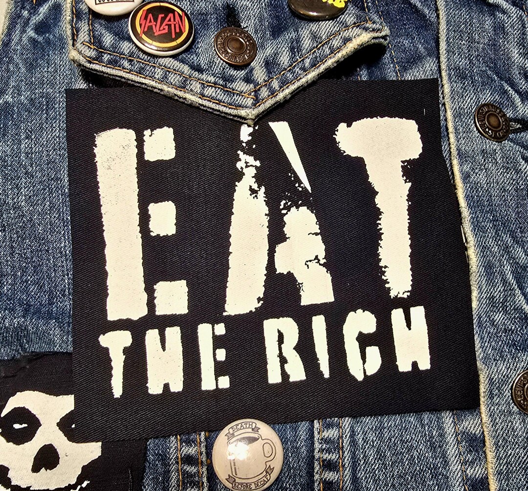 Eat the Rich Patch - Etsy