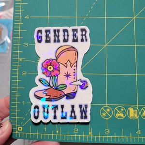 Gender Outlaw Sticker - Etsy