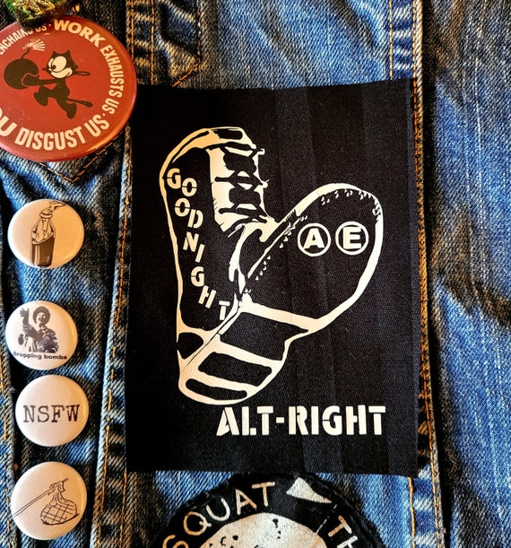Goodnight Alt-right Cloth Patch - Etsy