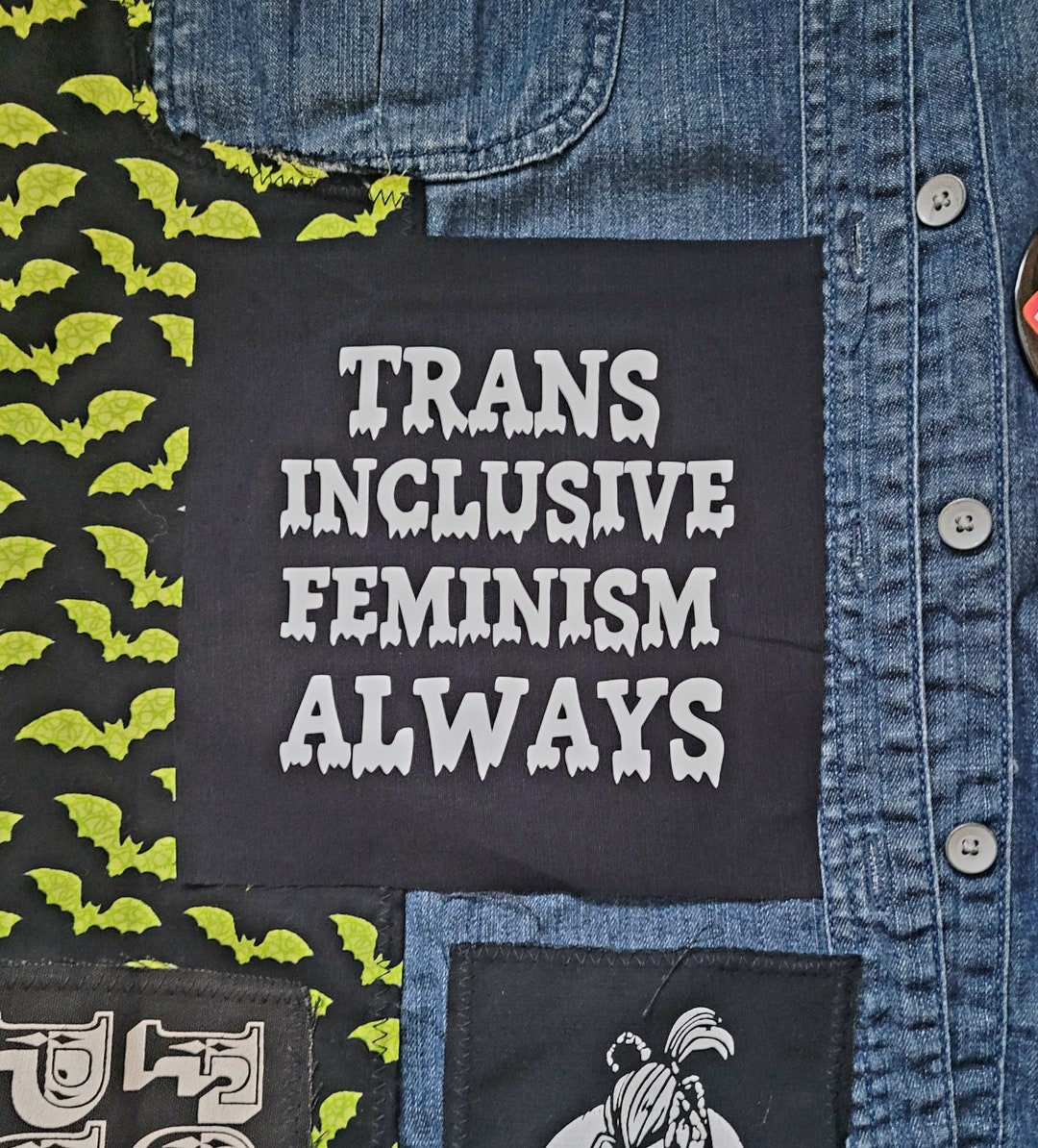 Trans Inclusive Feminism Always Small Cloth Patch - Etsy