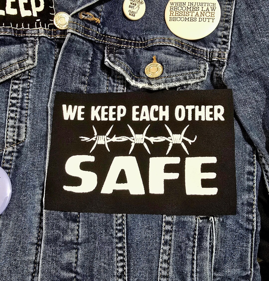 We Keep Each Other Safe Small Patch - Etsy
