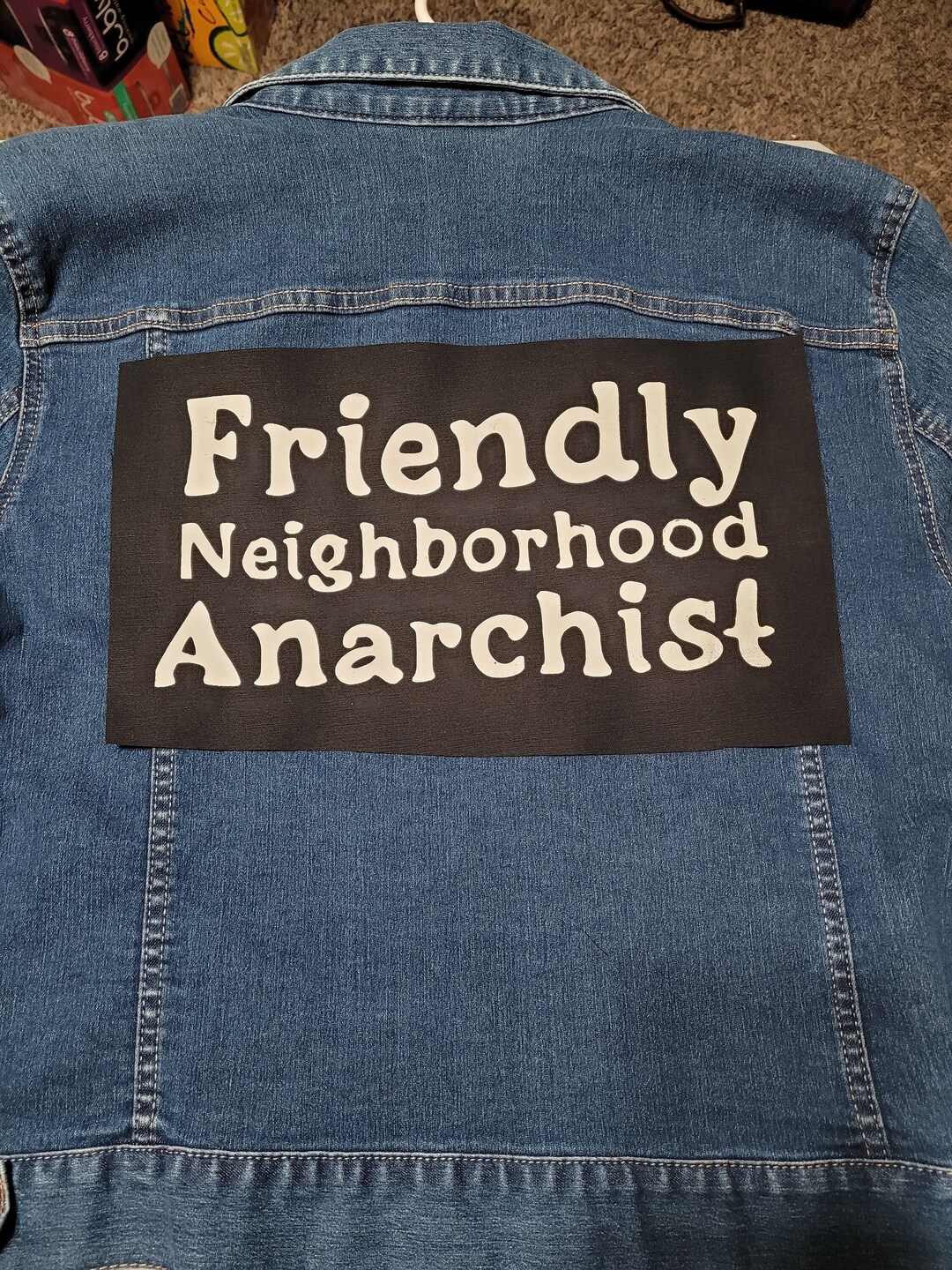 Friendly Neighborhood Anarchist Back Patch - Etsy