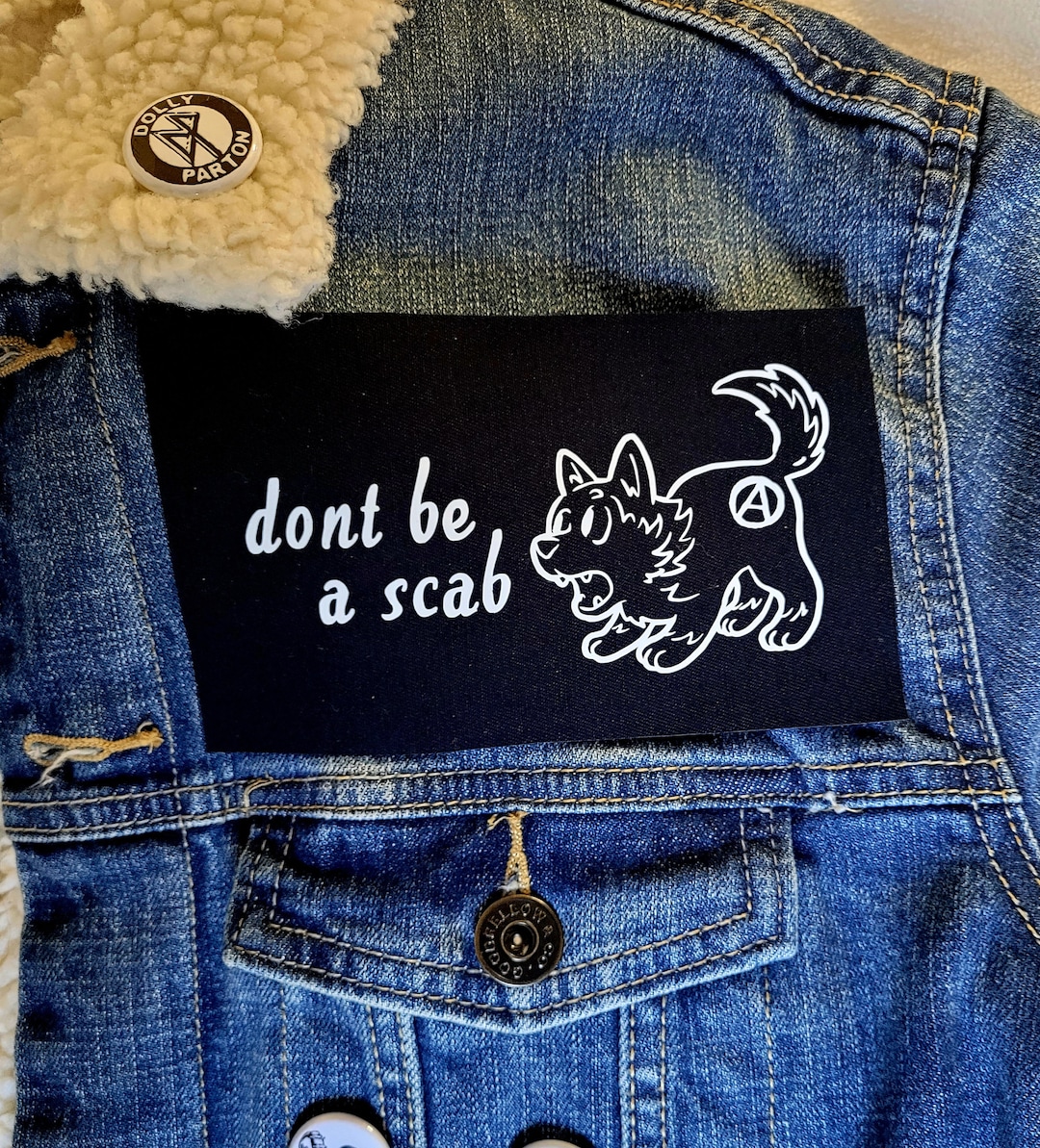 Dont Be a SCAB Pupper Patch - Etsy