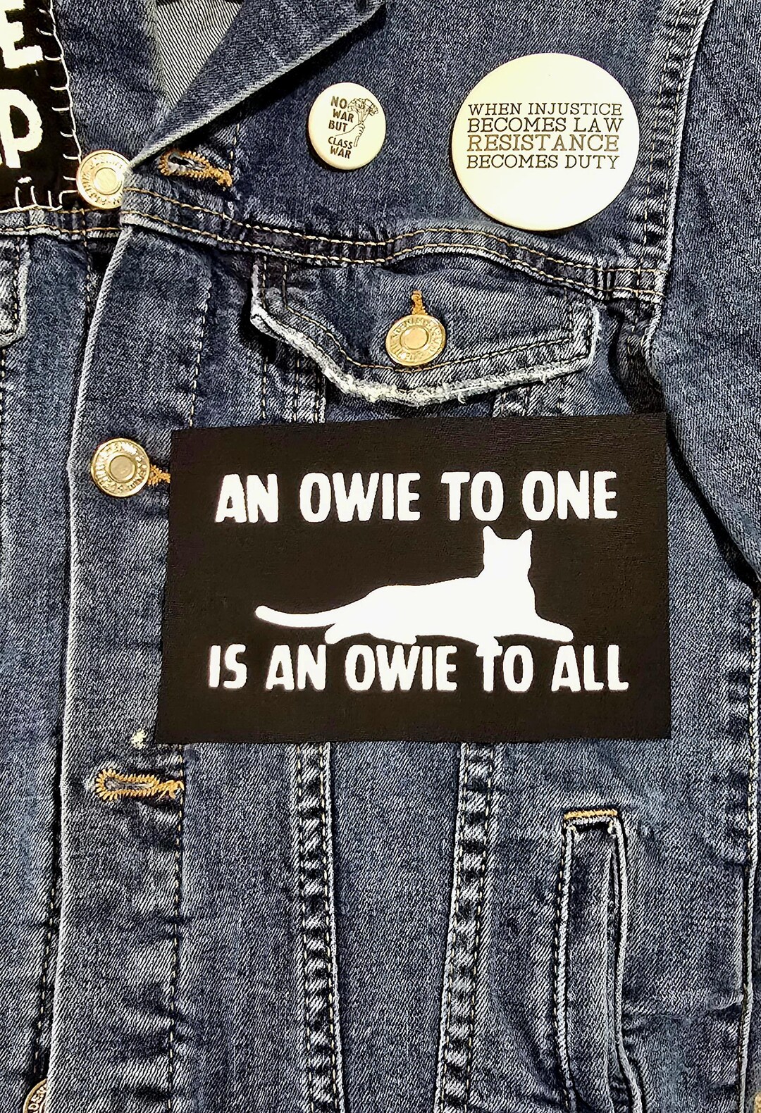 An Owie to One is an Owie to All Small Patch - Etsy