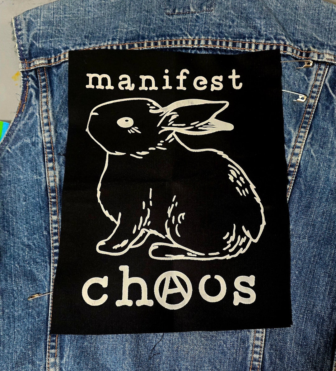 Manifest Chaos Fabric Back Patch - Etsy