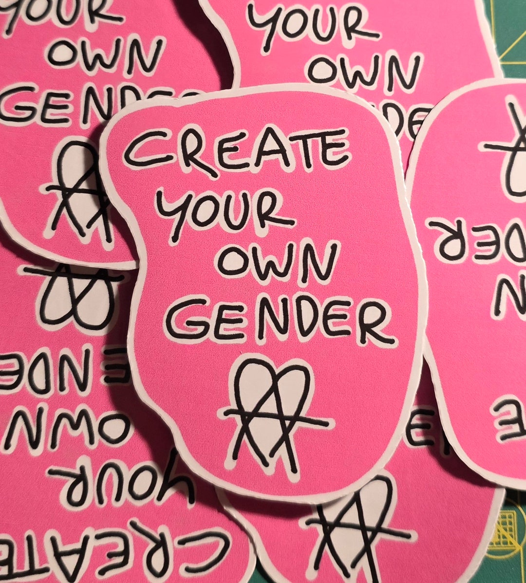 Create Your Own Gender Sticker - Etsy