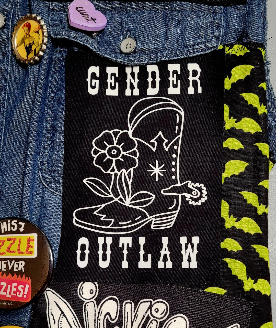 Gender Outlaw Patch Queer Patch - Etsy