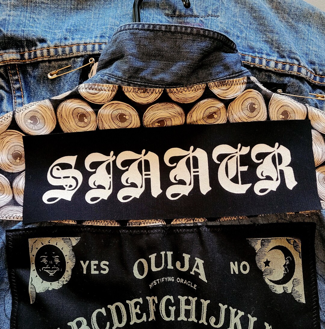 Large SINNER Banner Patch - Etsy