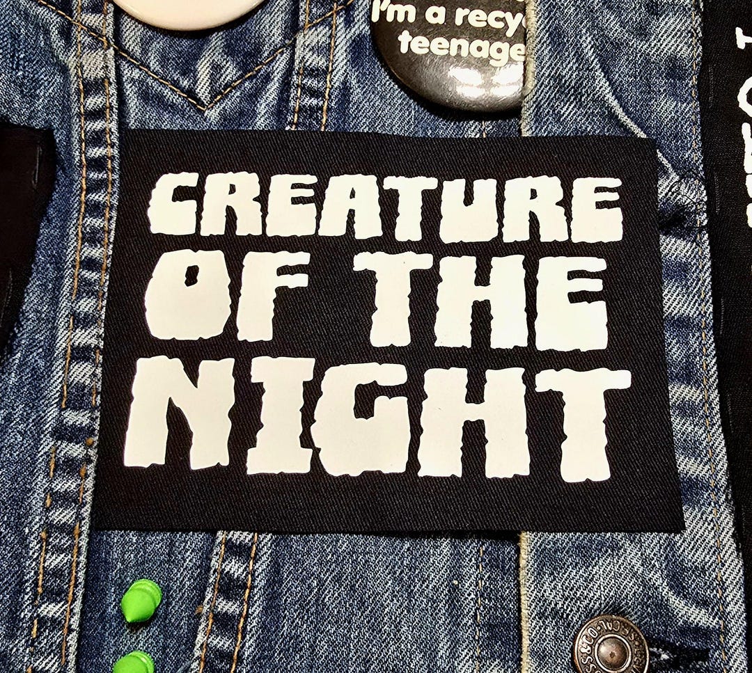 Creature of the Night Patch - Etsy