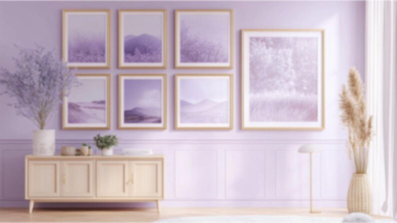 Lavender Video Background Purple Zoom Call Background Virtual Office ...