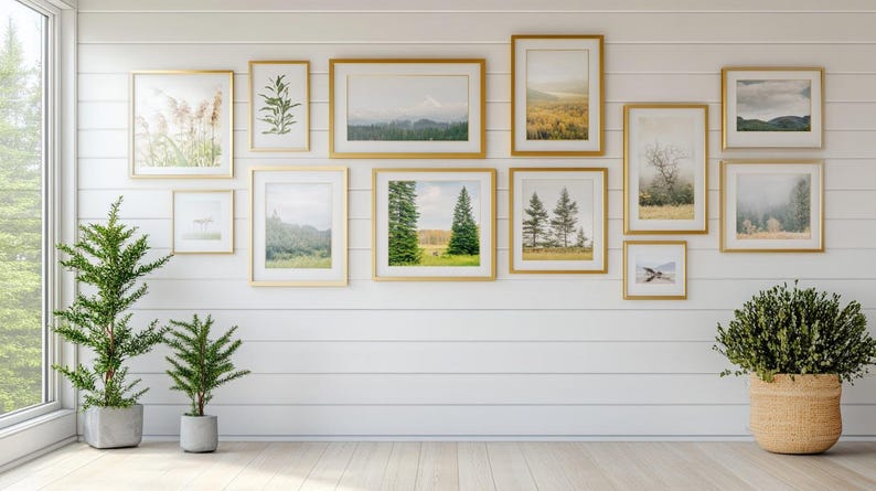 Blurred Video Call Plant Background Home Office Neutral White ...