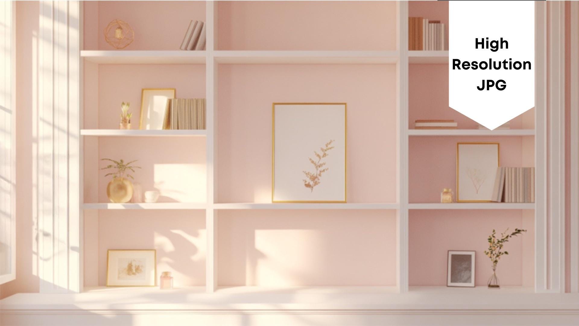 Neutral Zoom Background Modern Aesthetic Modern Home Office Wall ...