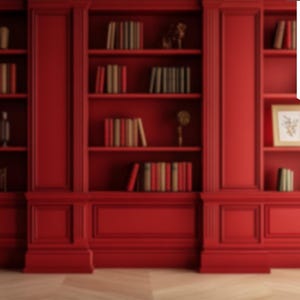 Neutral Zoom Background Modern Aesthetic Modern Home Office Wall ...