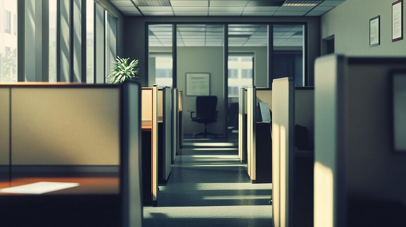 Realistic Office Video Call Background Return to the Office Background ...