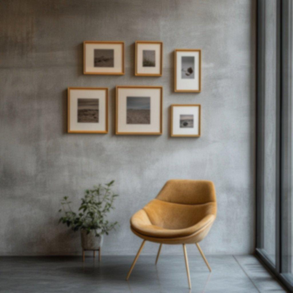 Blurred Gray Zoom Background Virtual Office Home Office Neutral Video ...