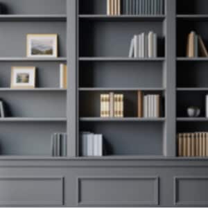 Neutral Zoom Background Modern Aesthetic Modern Home Office Wall ...