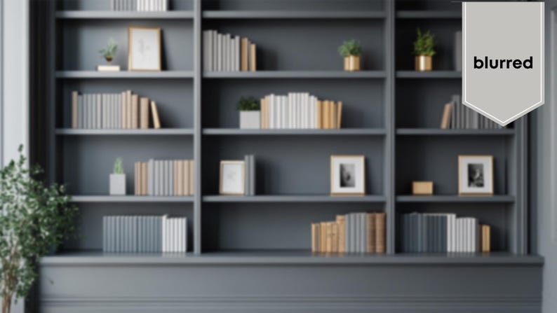 Neutral Zoom Background Modern Aesthetic Modern Home Office Wall ...