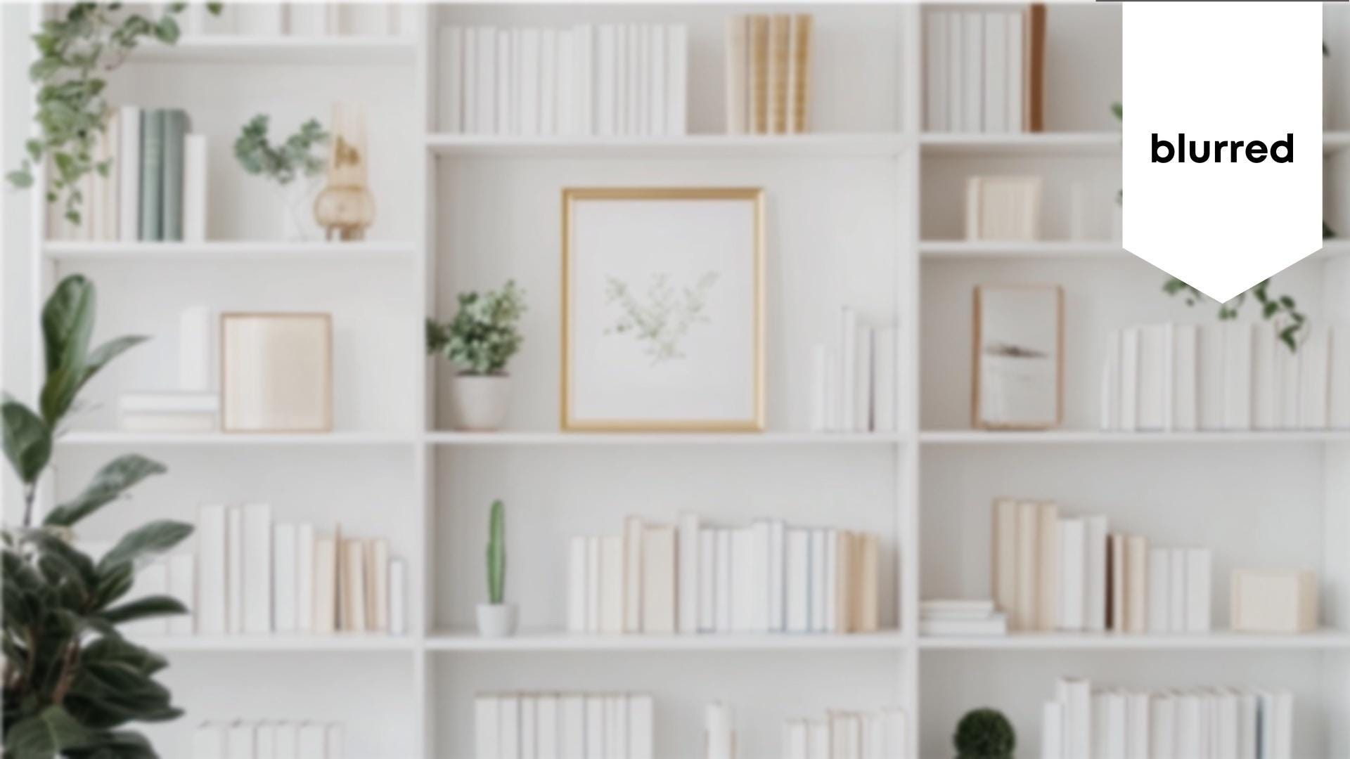 Neutral Zoom Background Modern Aesthetic White Modern Home Office Wall ...