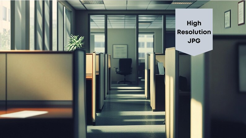 Realistic Office Video Call Background Return to the Office Background ...