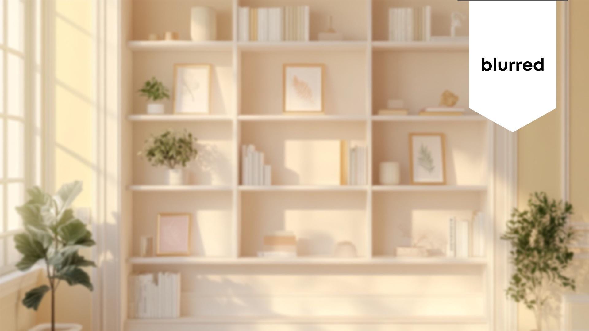 Neutral Zoom Background Modern Aesthetic Modern Home Office Wall ...