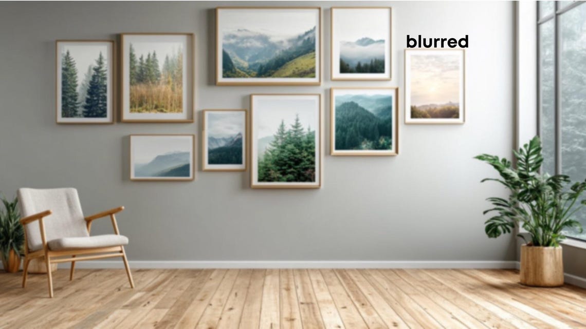 Blurred Zoom Background Virtual Office Background Downloadable Digital ...