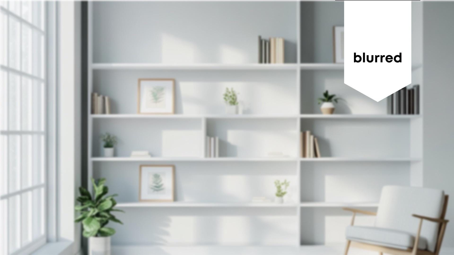 Neutral Zoom Background, Modern Aesthetic, Modern Home Office Wall ...