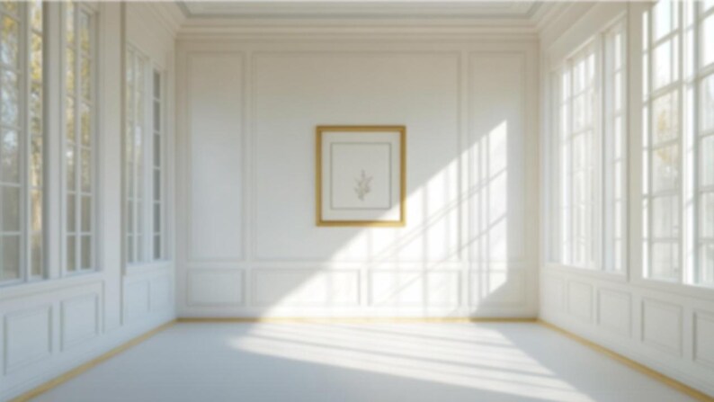 Clean Zoom Background, Streaming Background, Modern Home Office Gray ...