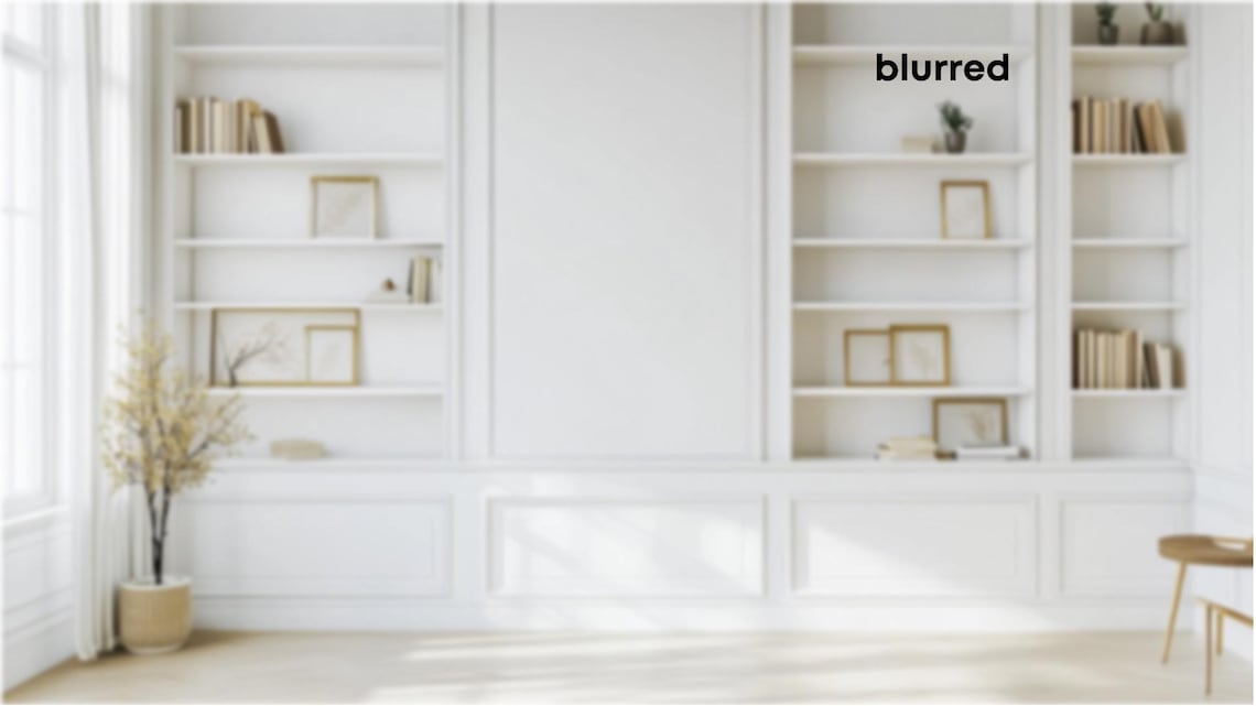 Neutral Zoom Background Modern Aesthetic White Modern Home Office Wall ...