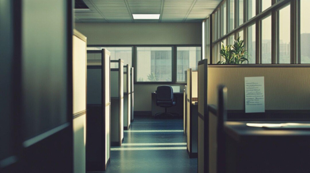 Blurred Realistic Office Video Call Background Return to the Office ...