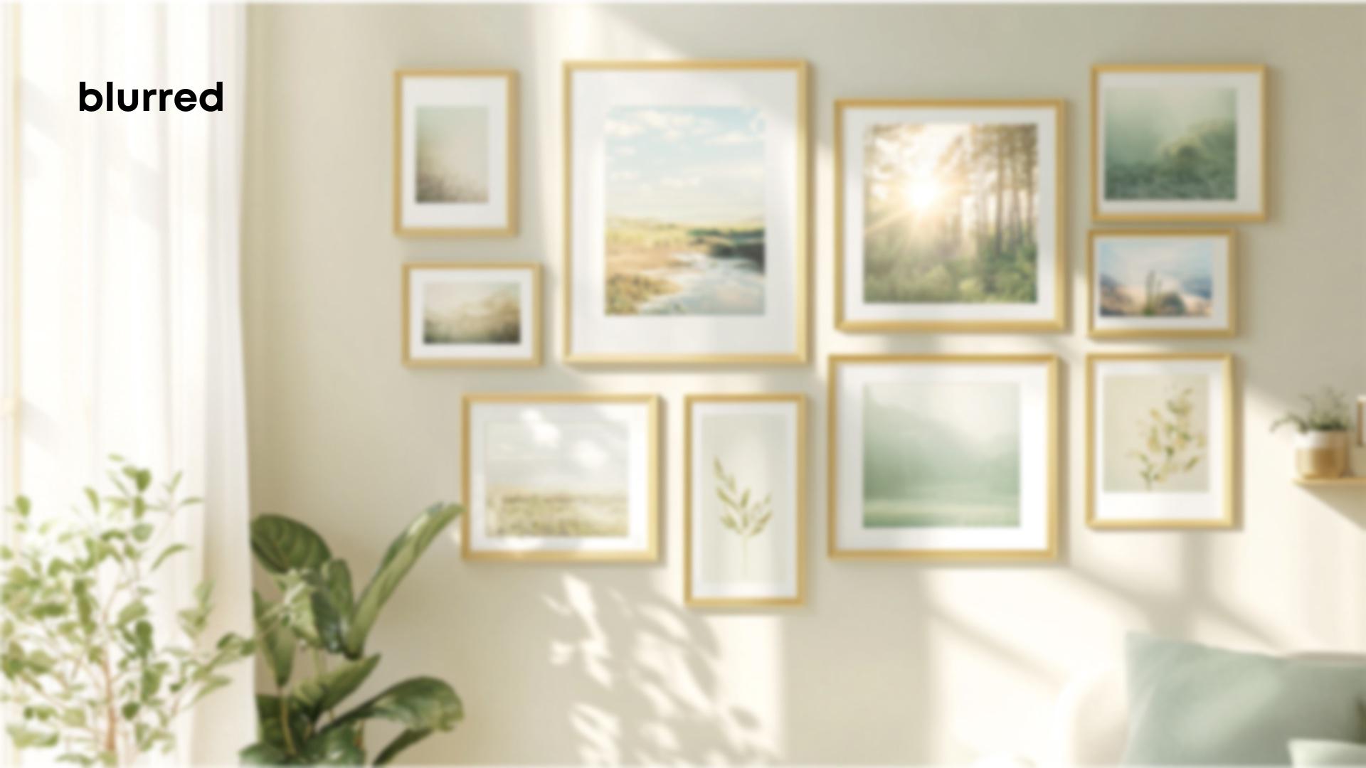 Neutral Zoom Background Modern Aesthetic White Modern Home Office Wall ...