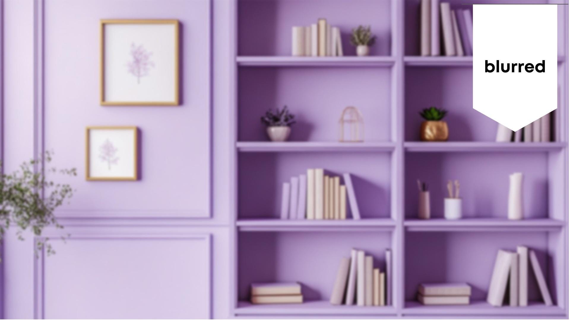 Neutral Zoom Background Modern Aesthetic Purple Modern Home Office Wall ...