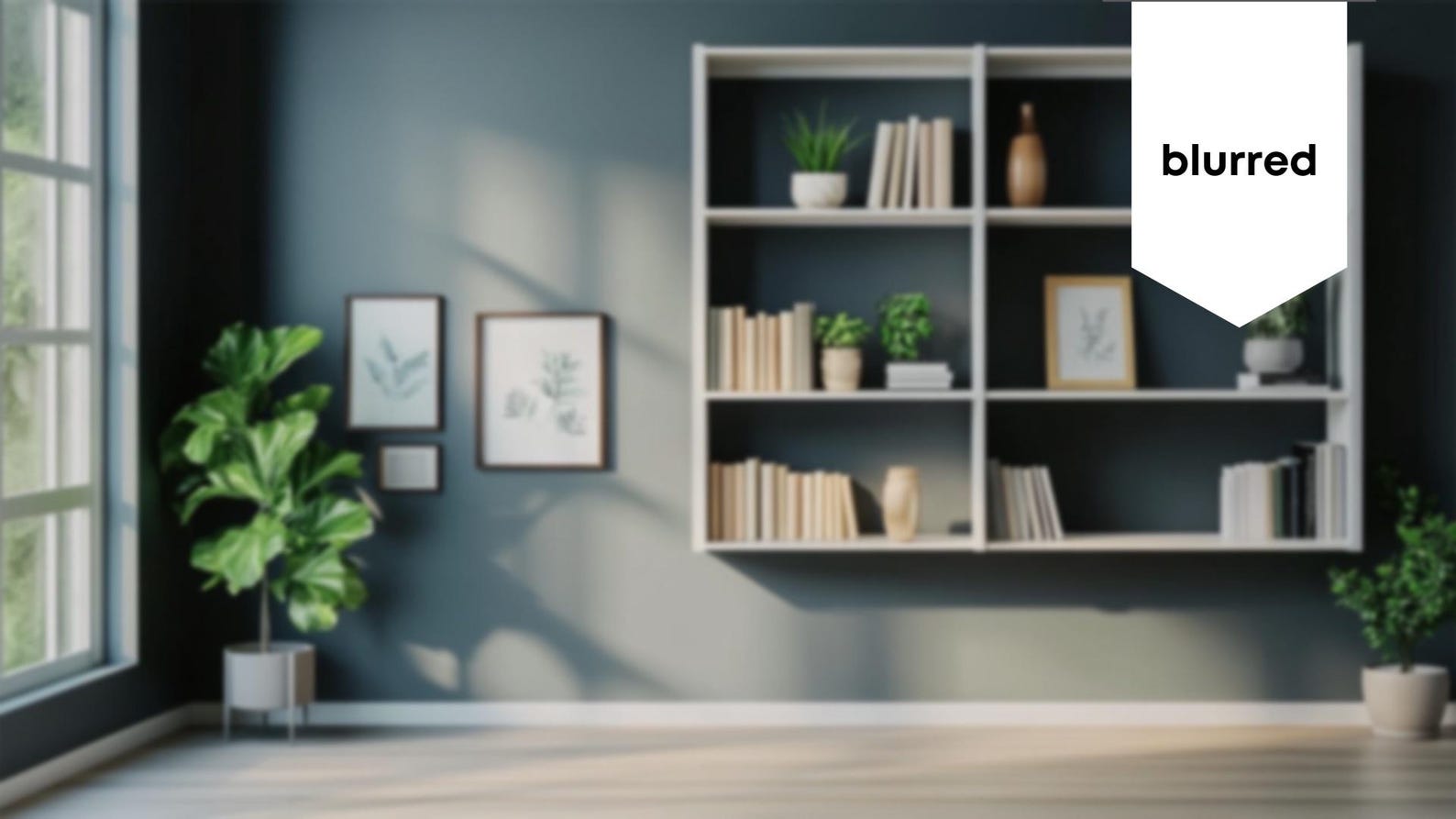 Neutral Zoom Background Modern Aesthetic Modern Home Office Wall ...