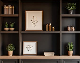 Neutral Zoom Background Modern Aesthetic White Modern Home Office Wall ...