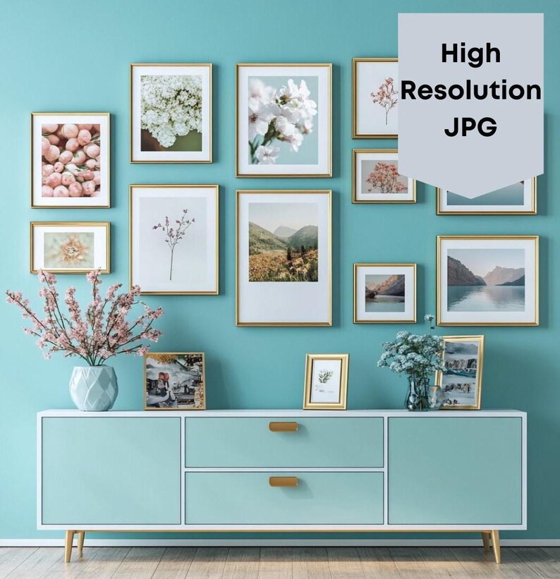 Blurred Video Call Background Virtual Office Home Office Neutral Blue ...