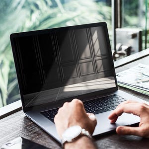 Classy Video Call Background Virtual Office Home Office Black ...